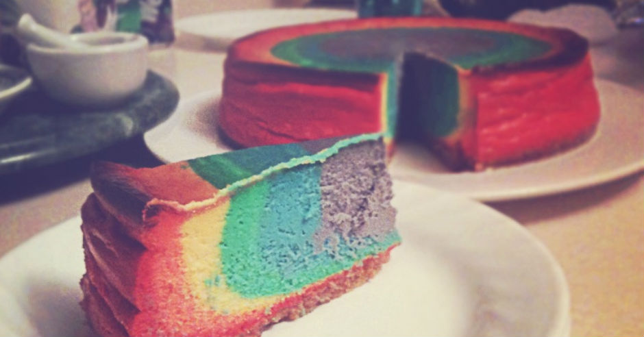 Rainbow Cheesecake Recipe That Will Blow Your Mind | CollegeTimes.com